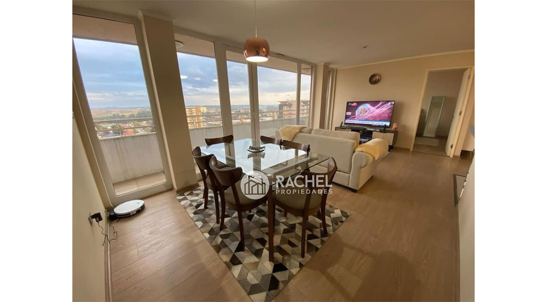 SE ARRIENDA MODERNO DEPTO TIPO MARIPOSA CON INSUPERABLE VISTA ...